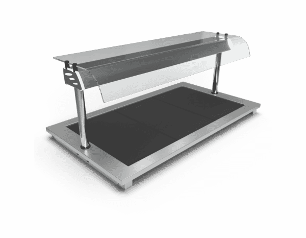 Moffat D3HT Drop-In Hot Top Model with Curved Glass Open Front Gantry ...